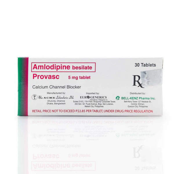 Provasc 5 (Amlodipine Besilate) 5mg Tablet | Shield Drugstore Online