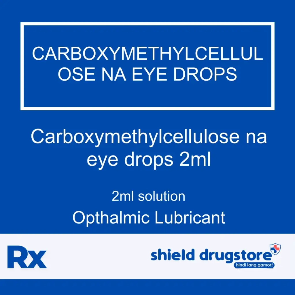 GN-CARBOXYMETHYLCELLULOSE NA EYE DROPS 2ML | Shield Drugstore Online