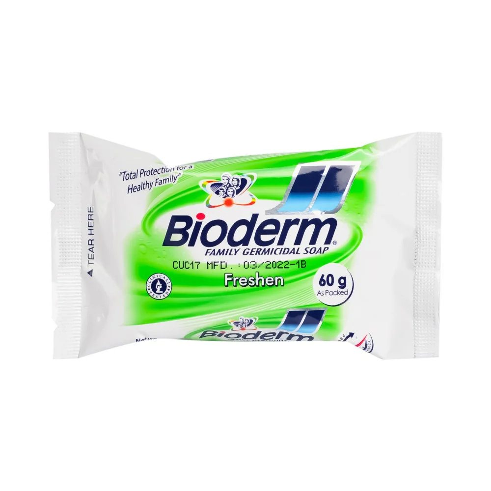 Bioderm Germicidal Soap Freshen (green variant) 60g | Shield Drugstore ...